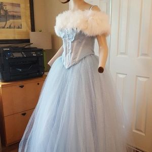 Handmade | Dresses | Handmade Adult Cinderella Gown Costume Size 8 ...